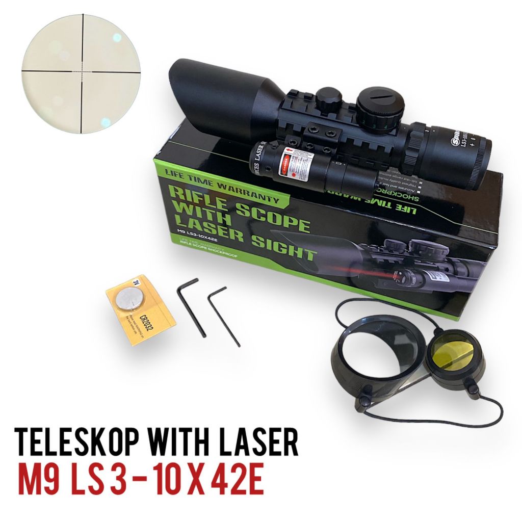 Jual Teleskop Spike With Laser M9 LS3-10X42E | Shopee Indonesia