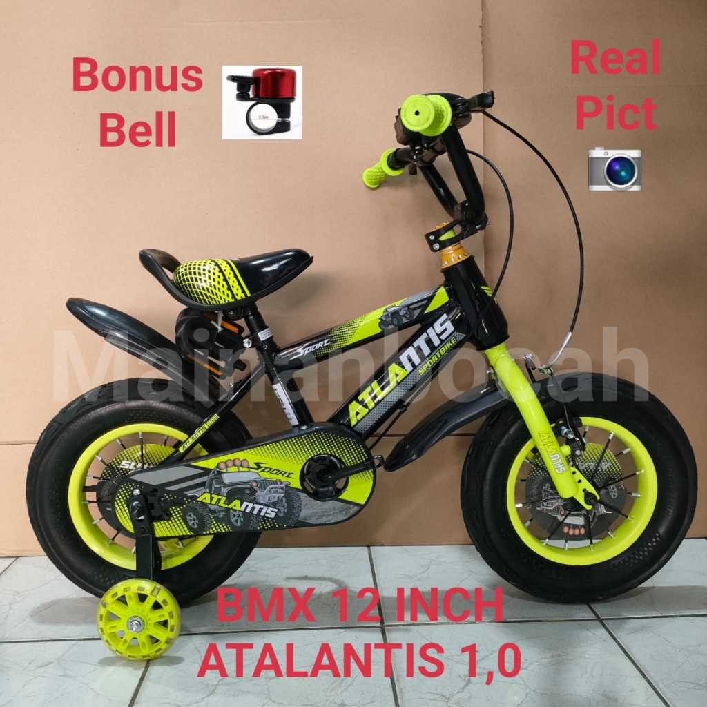 Jual Sepeda Anak Bmx 12 inch atlantis cowo | Shopee Indonesia