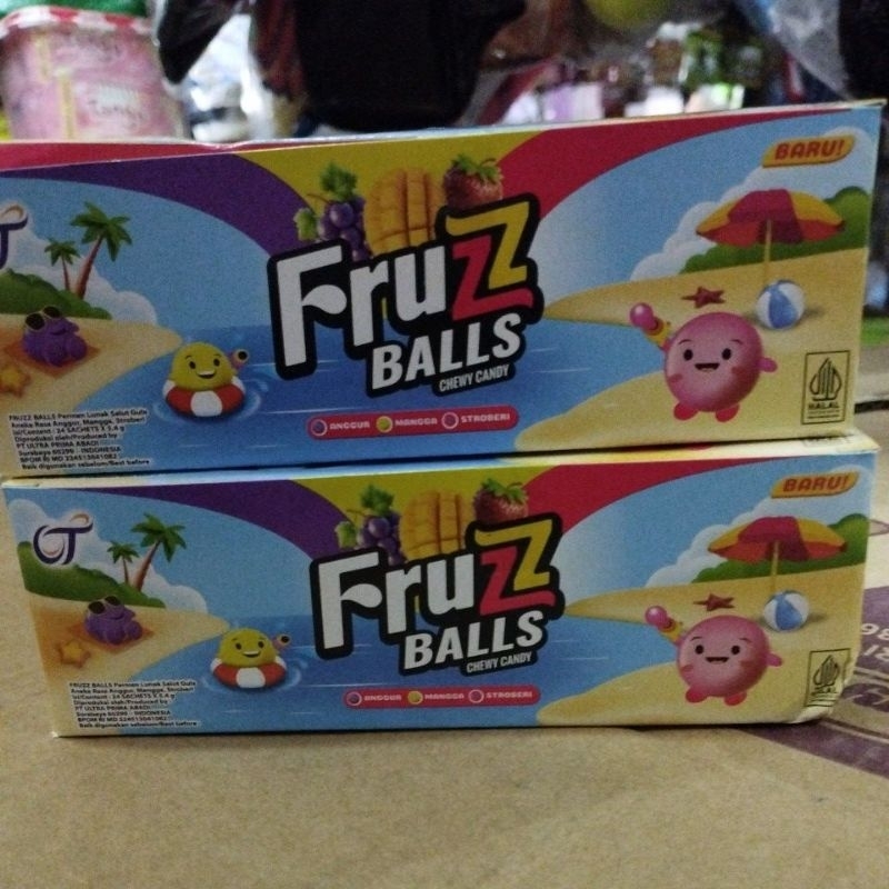 Jual Permen Fruzz Balls/Permen Lunak Salut Gula 1box | Shopee Indonesia