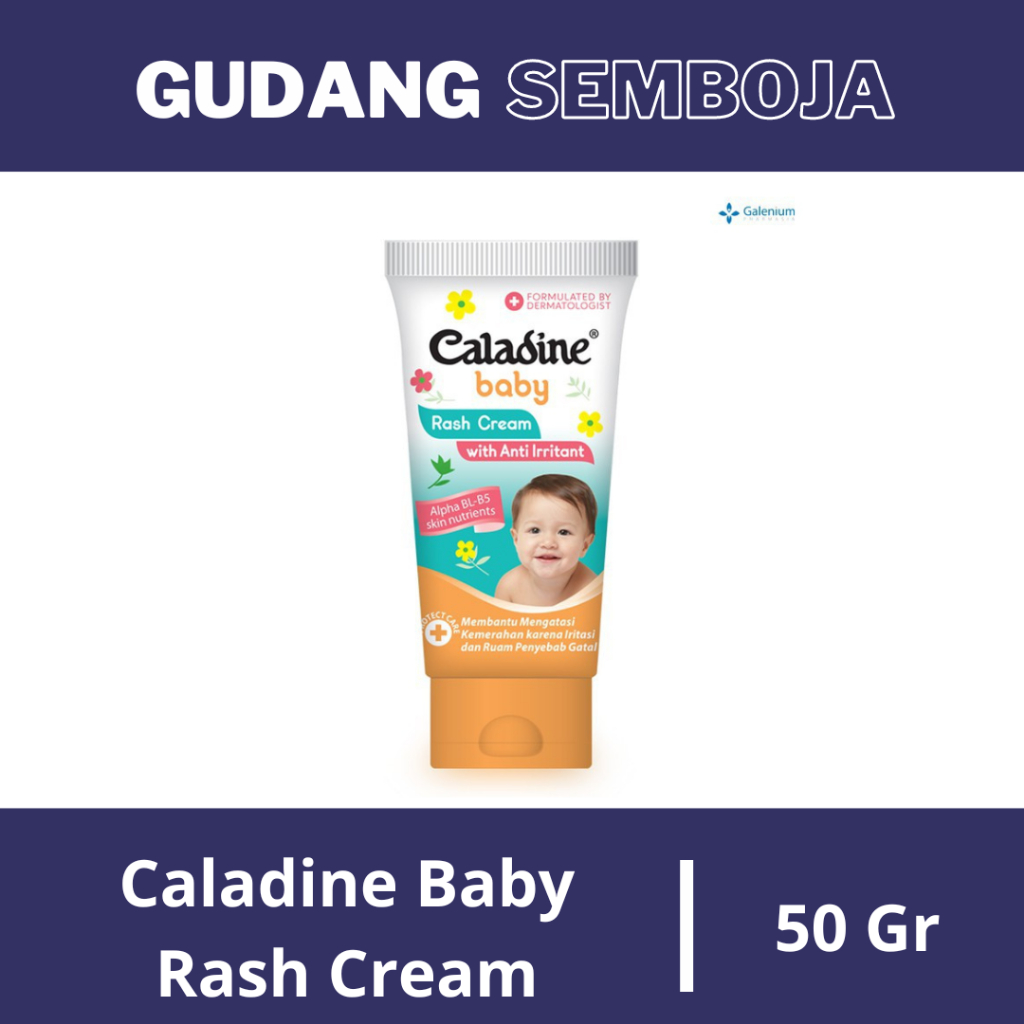 Jual Caladine Baby Rash Cream 50 Gr / Krim Ruam Popok Penyebab Gatal ...