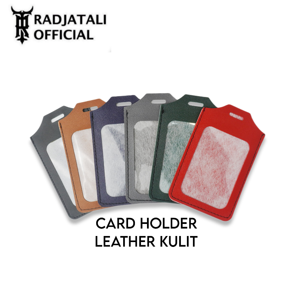 Jual K2 ID Card Holder Kulit Premium Untuk Lanyard | Shopee Indonesia