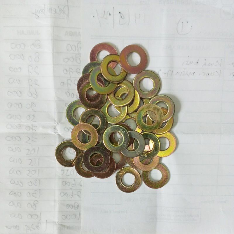 Jual Ring Plat M8 Ring Plat Baut 12 1 kg 45.000 | Shopee Indonesia