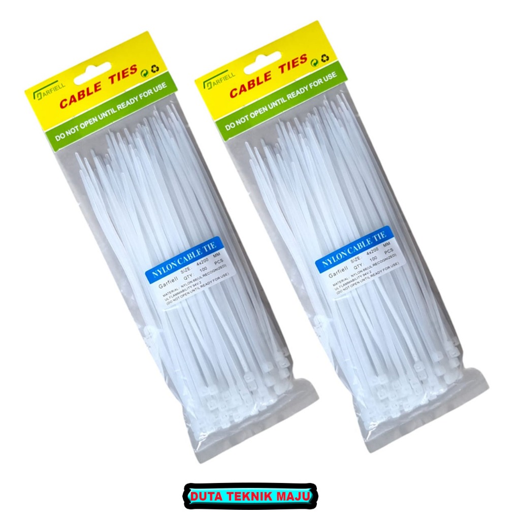 Jual Kabel Tis 400mm isi 100pcs Nylon Cable Ties 40 cm | Shopee Indonesia