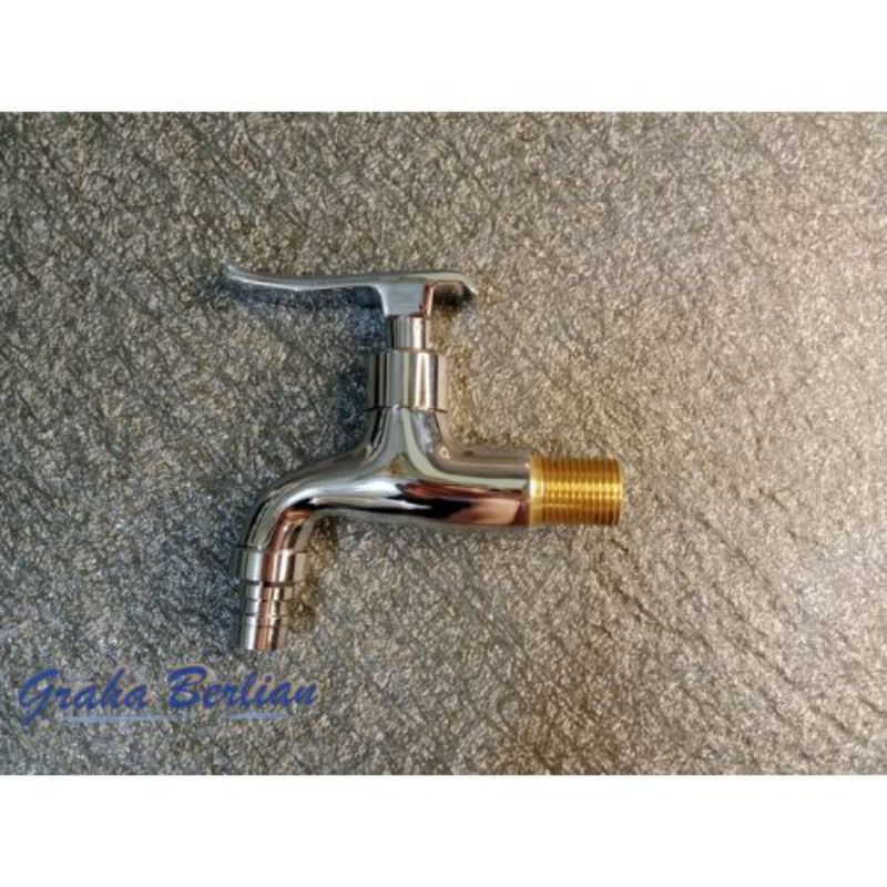 Jual Kran air tembok stainless 1/2 dan 3/4 | Shopee Indonesia