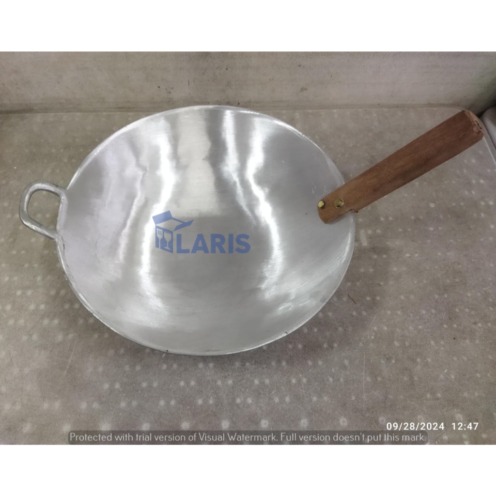 Jual Logo Kuali Gagang Kayu 40cm I Wajan Logo 40cm | Shopee Indonesia