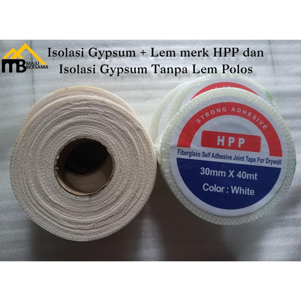 Jual Isolasi Gypsum + LEM merk YSK & Isolasi Gypsum Tanpa Lem Polos ...