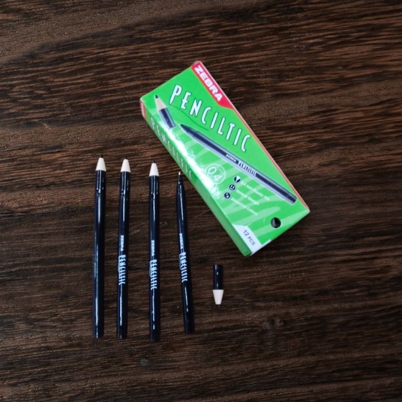 Jual PULPEN ZEBRA PENCILTIC FINELINER /0.4mm / black | Shopee Indonesia