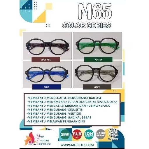 Jual KACAMATA TERAPI MGI / KACAMATA MEDIS / BEBAS PILIH TIPE DAN WARNA ...