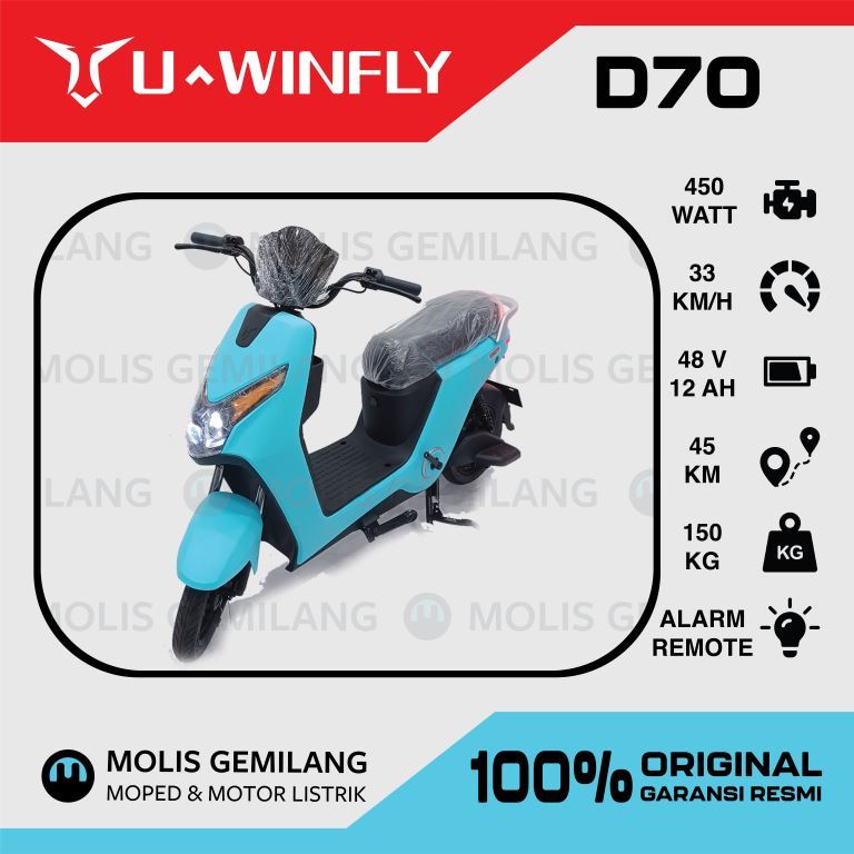 Jual Sepeda Listrik U-Winfly D70 | Shopee Indonesia