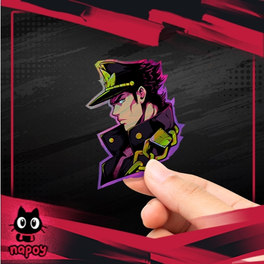 Jual Stiker Hologram Anime JoJo's Bizarre Jotaro Kujo | Shopee Indonesia