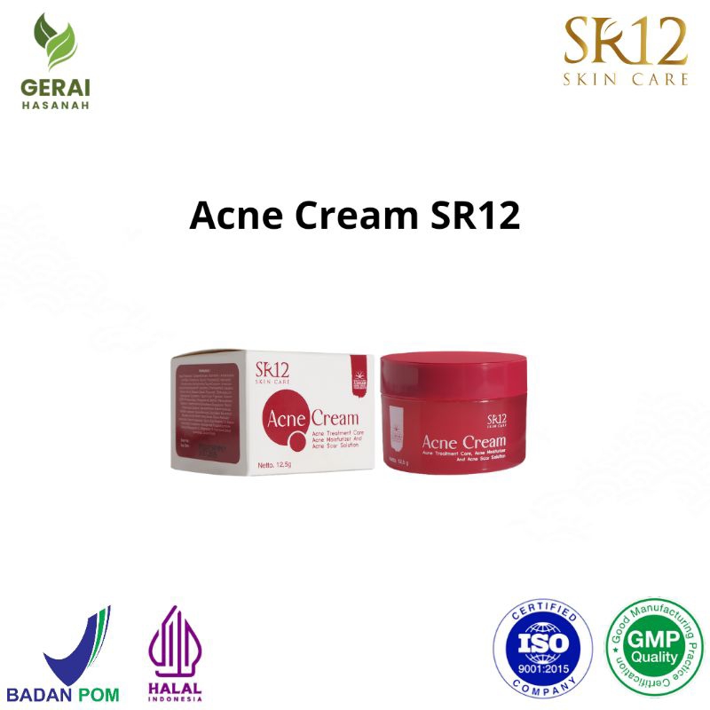 Jual Acne Cream SR12 / Rawat & Redakan Kulit Jerawat | Shopee Indonesia