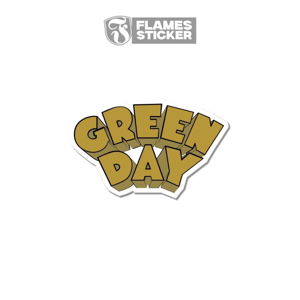 Jual STICKER BAND PUNK GREENDAY STIKER VINYL AESTHETIC LAPTOP PRINT ...