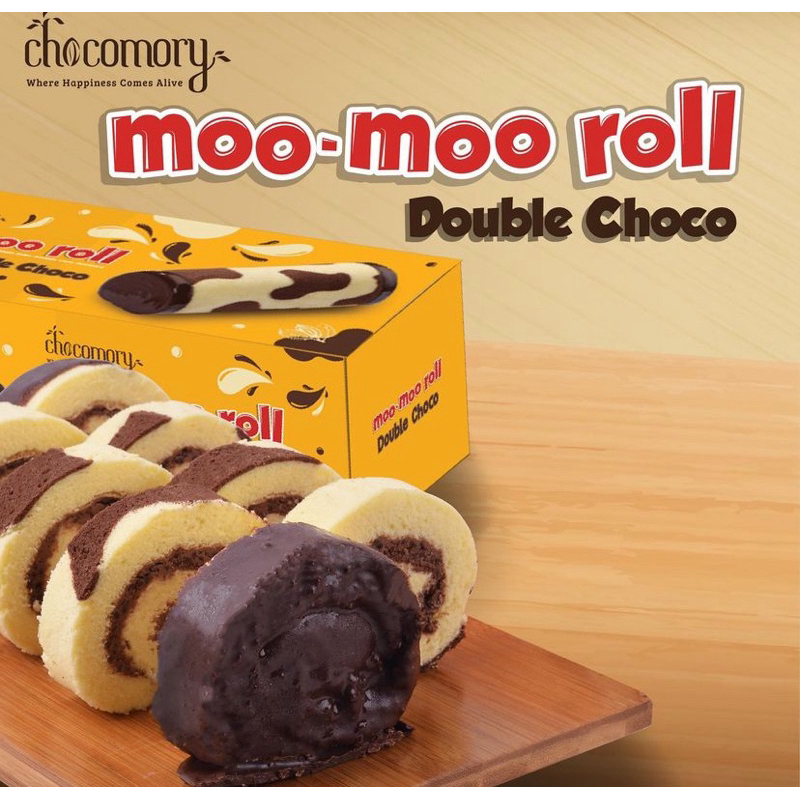 Jual CHOCOMORY Moo-moo roll Double Choco - READY JAKARTA 01 Juni 2025 ...