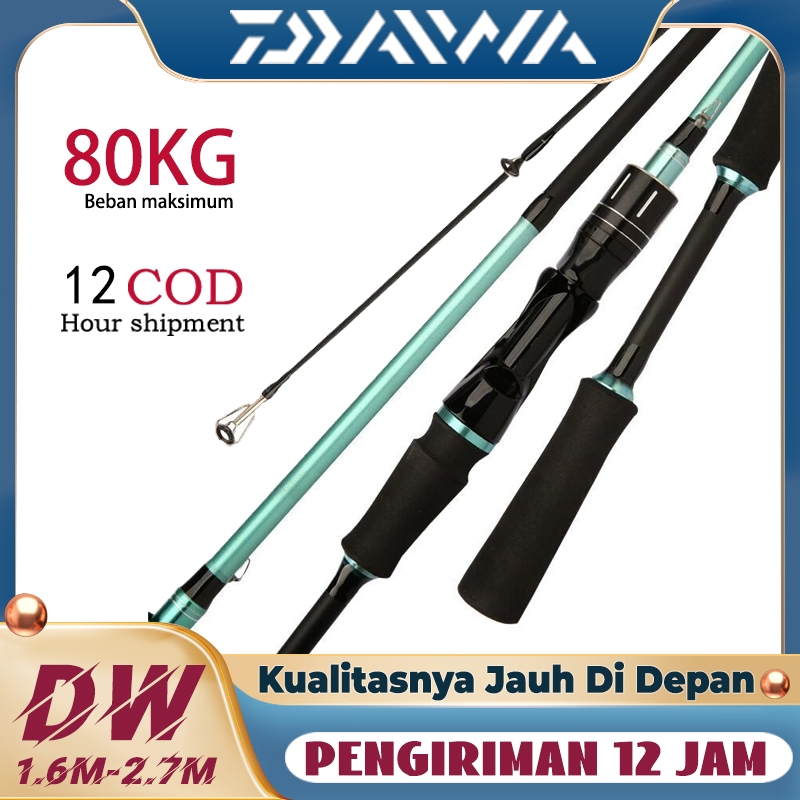 Jual DAIWA Ultralight Carbon Spinning & Casting Rod Combo – Fishing Set for Freshwater ...