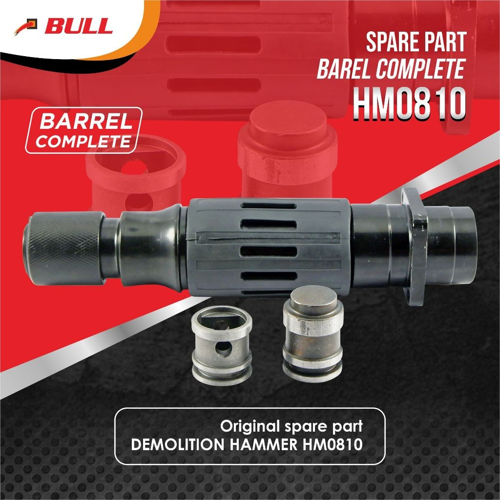 Jual BULL Barrel Complete HM0810 untuk Demolition Hammer / Mesin Bor ...