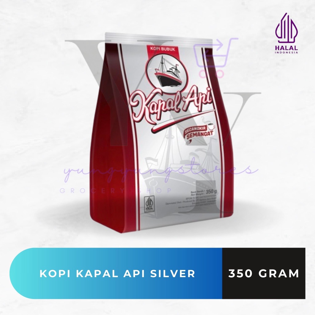 Jual Kopi Bubuk Kapal Api Silver 350 gram | Shopee Indonesia