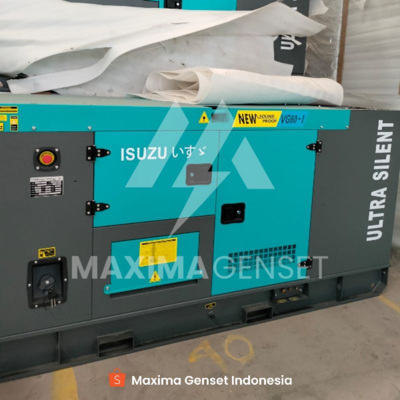 Jual Genset 60 Kva Isuzu Ultra Silent Diesel Japan Tecnology | Shopee ...