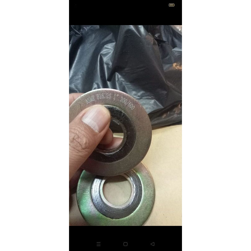 Jual SPIRAL WOUND GASKET CARBON STEEL ANSI 300 SWG 14" INCH | Shopee ...