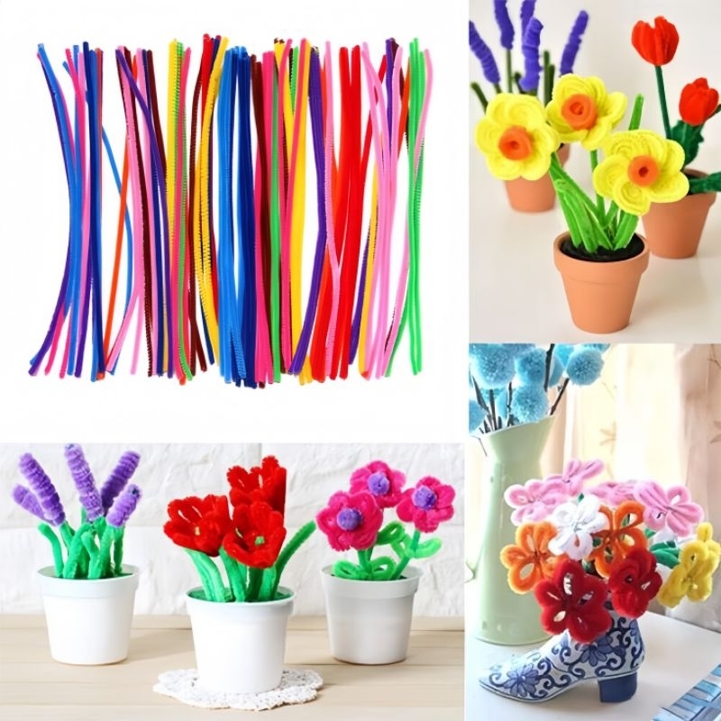 Jual (10 Pcs) Kawat Bulu Mercy / Pipe Cleaner * Min Order 20k* | Shopee ...