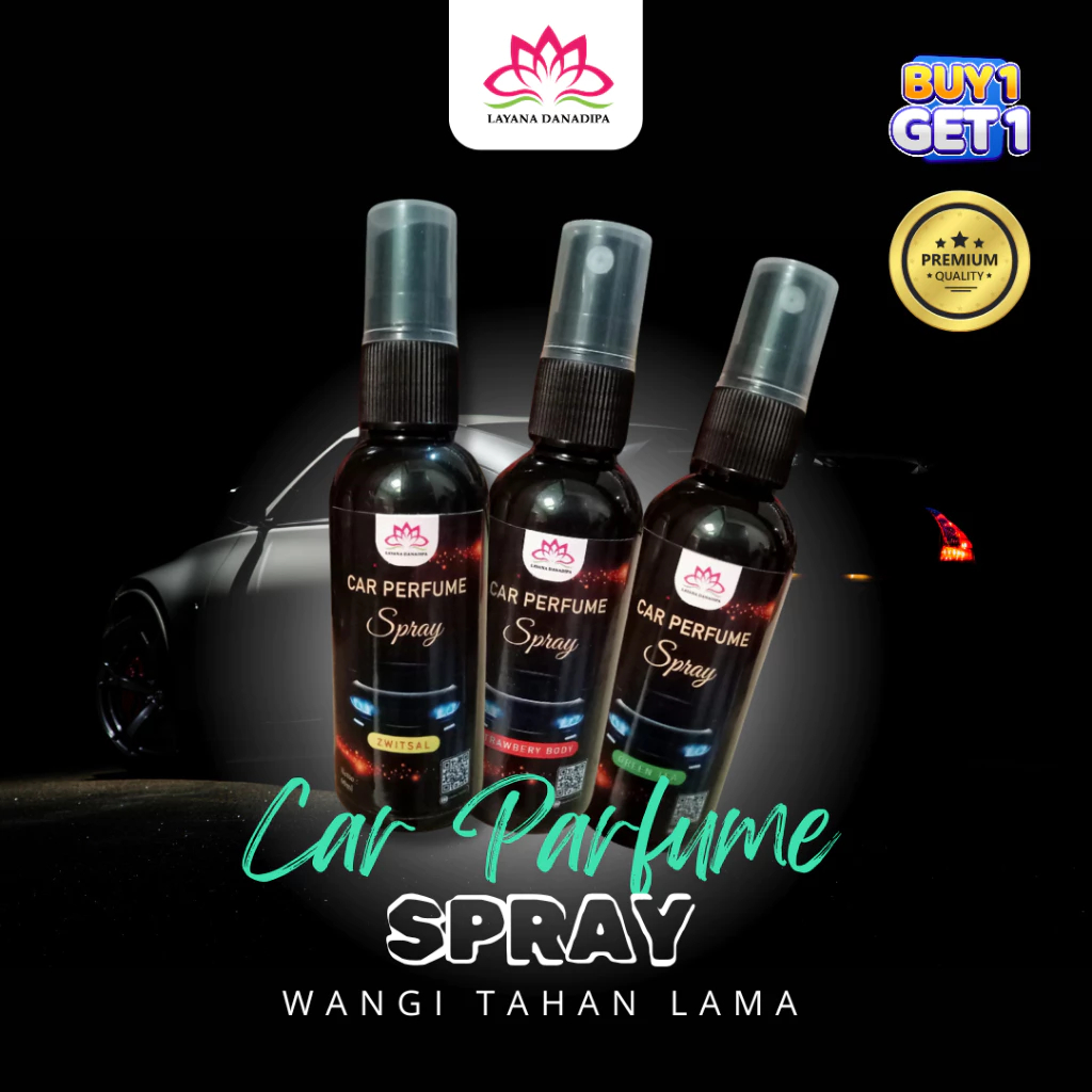 Jual Car Perfume Spray, Parfum Mobil Spray Premium Quality 60 ml ...