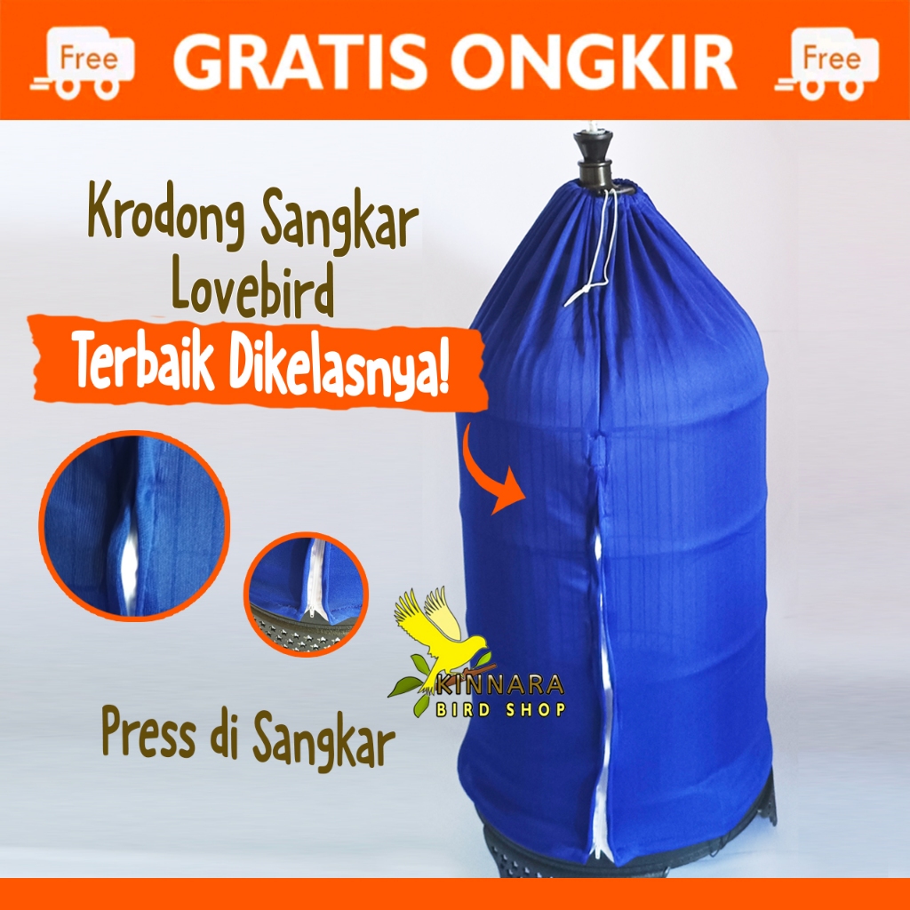 Jual Kerodong/Krodong Sangkar Kandang Burung Lovebird Transparan ...
