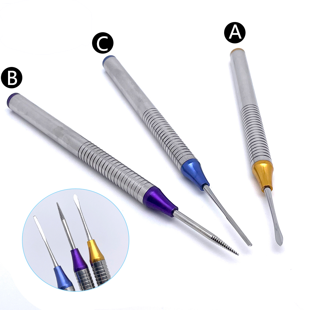 Jual Dental Broken Root Drill Remnant Extractor Dental Extractor Apical ...