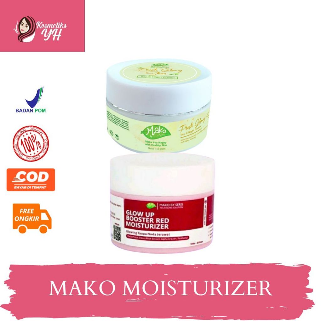 Jual MAKO MOISTURIZER ATAU MAKO BY SERIS DAN MOISTURIZER ACNE MAKO ...