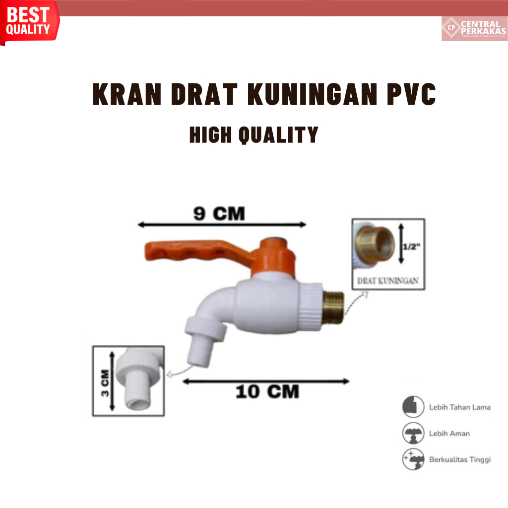 Jual Kran drat kuningan / Kran besi / Kran derat kuning / kran jumbo ...