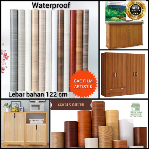 Jual Pelapis Furnitur PVC sheet stiker Lebar 122cmx1meter / stiker meja ...