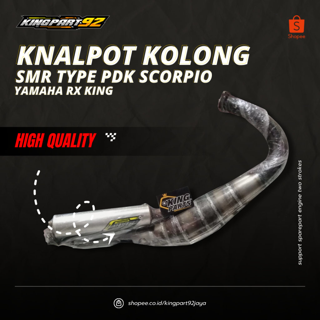 Jual Knalpot Kolong Scorpio Smr Jogja Type PDK Yamaha Rxking Rx King ...