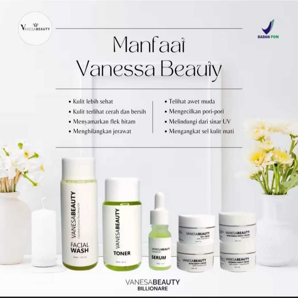Jual VANESA BEAUTY SKINCARE ORIGINAL ISI 4 DAN ISI 5 | Shopee Indonesia