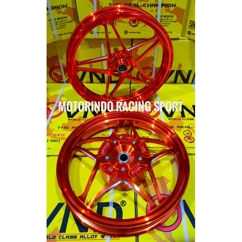 Jual VELG VND V SPEED BINTANG V2 BEAT SCOOPY / VND V SPEED BINTANG GEN 2 185x14 & 215x14 ...