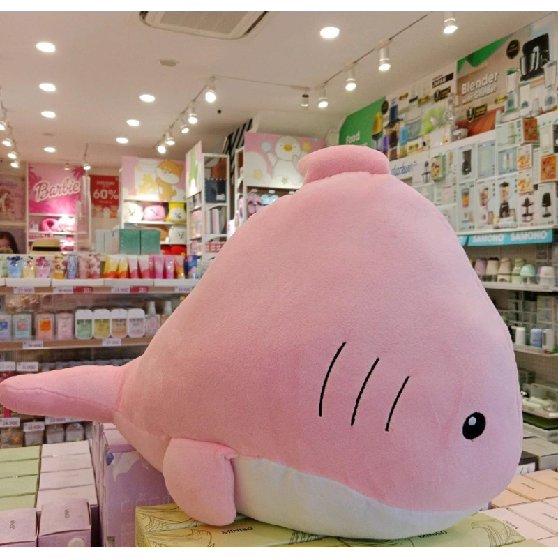 Jual Miniso Doll Baby Shark (18 Inch) (Pink and Grey) | Shopee Indonesia