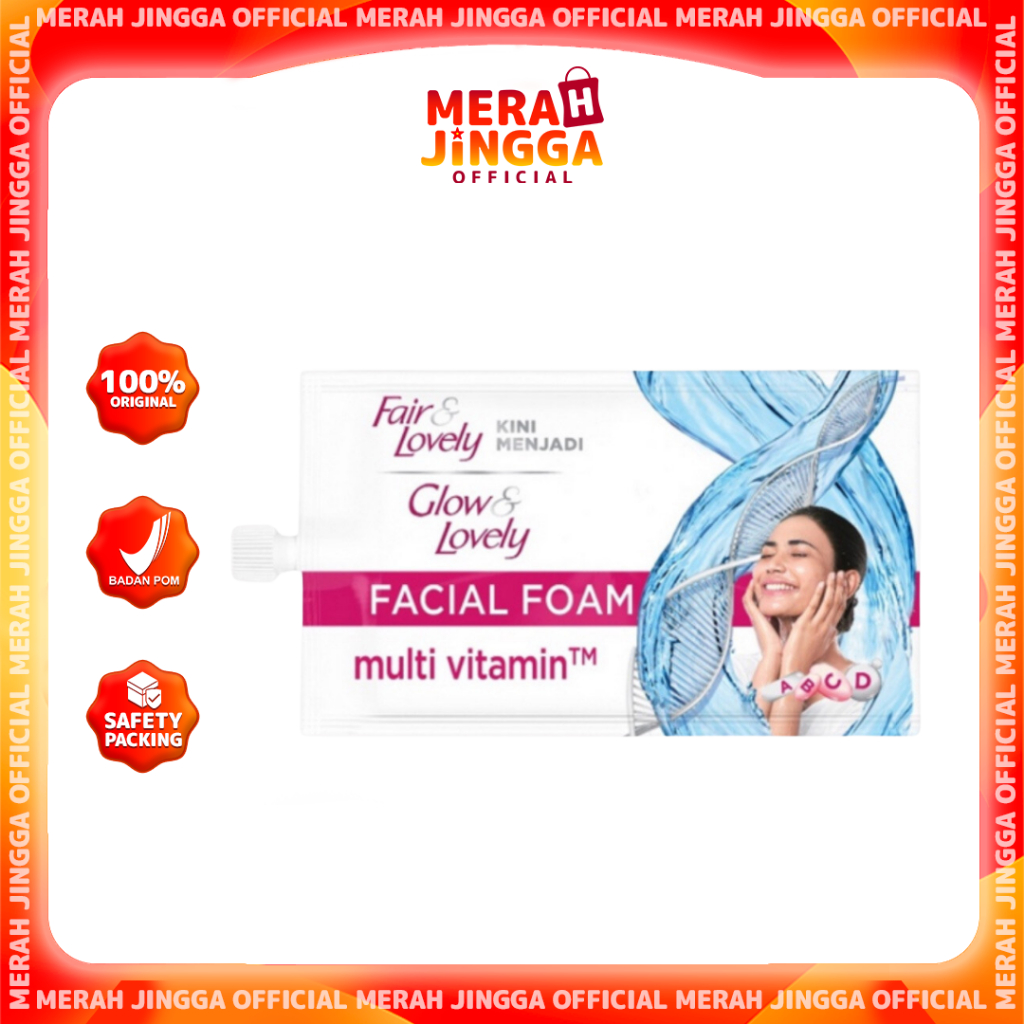 Jual Glow & Lovely Facial Wash Multivitamin 9gr - Sabun Cuci Muka ...