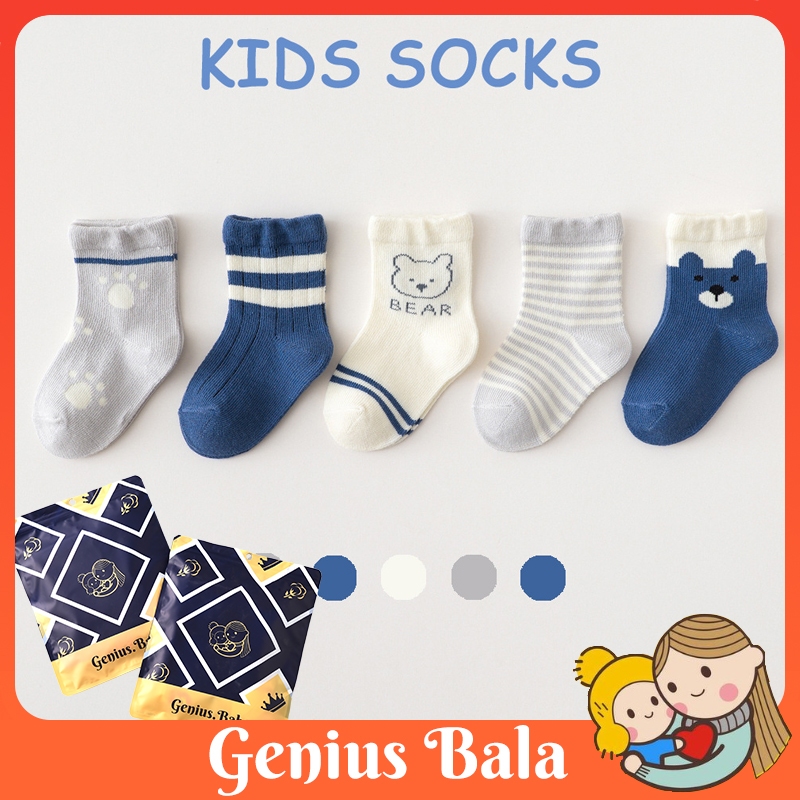 Jual Genius Bala (0-5 Tahun)Katun murni Kaos Kaki Anak Motif Kaos Kaki ...