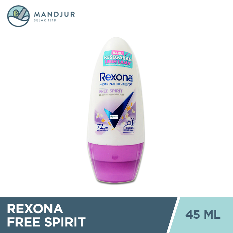 Jual Rexona Anti-Perspirant Deodorant Roll On Free Spirit 45 ML - Bebas Keringat dan Bau Badan ...