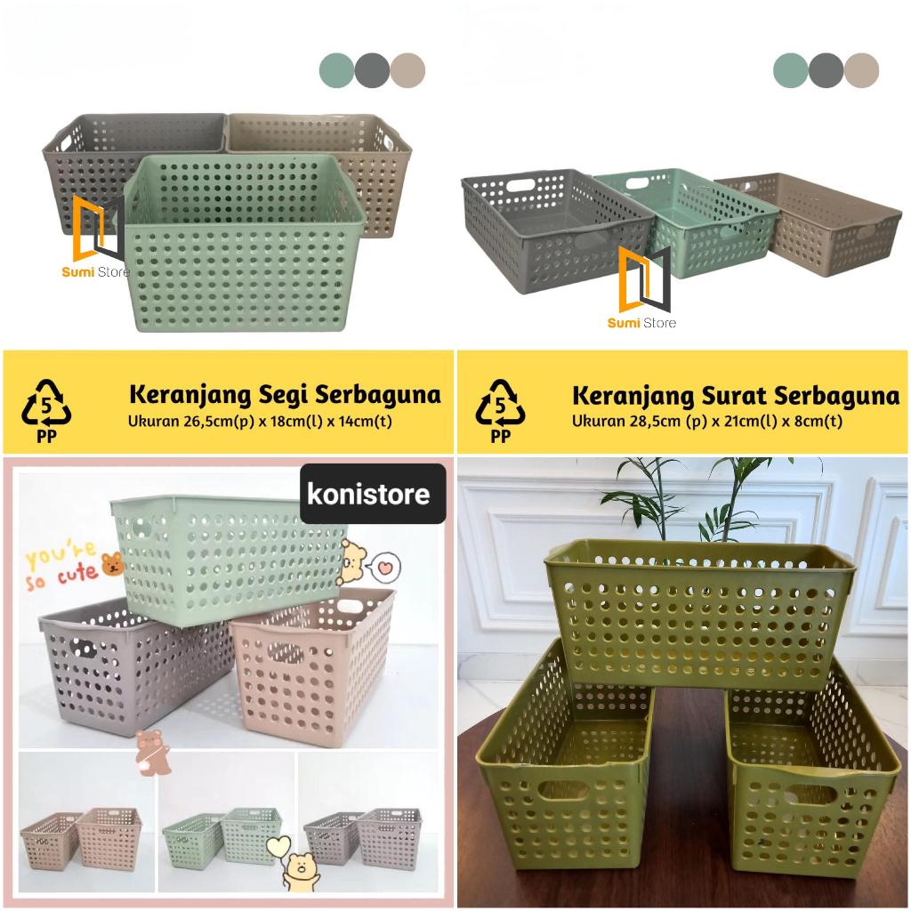 Jual [6pcs] Keranjang Eriko Stock Basket 261, 262, A3 Rak Tempat ...