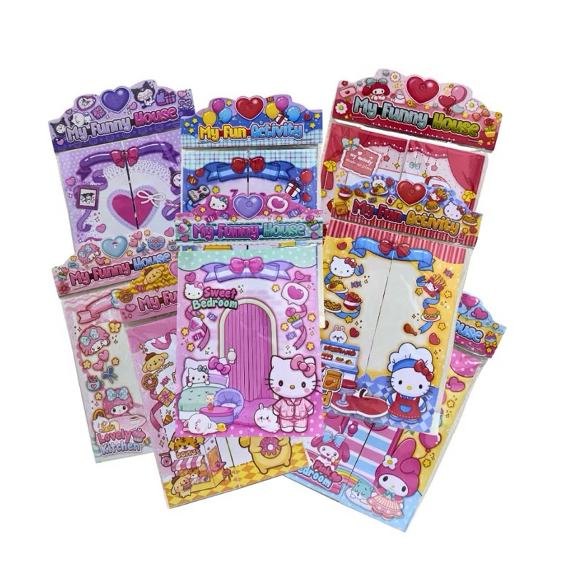 Jual Mainan Anak My Fun Activity Sticker Funny House Sticker Mainan ...