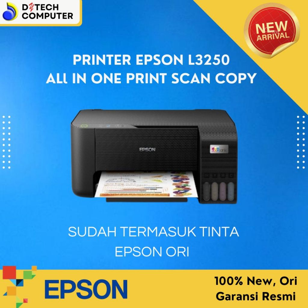 Jual PRINTER EPSON L3250 PRINT SCAN COPY WIFI A4 | Shopee Indonesia