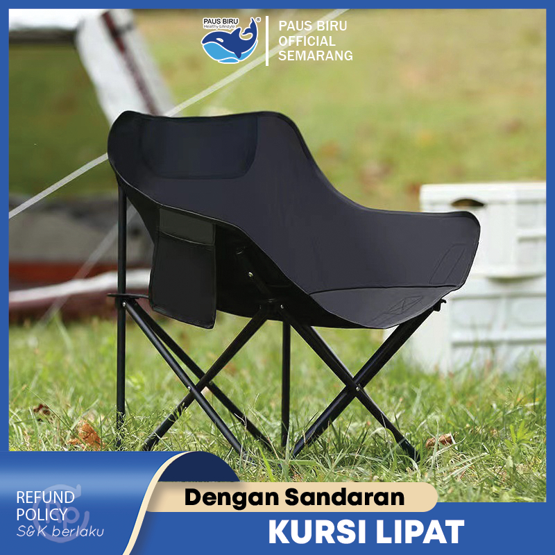 Jual Paus Biru - Kursi Lipat Outdoor Kursi Moon Camping Chair Bulat ...
