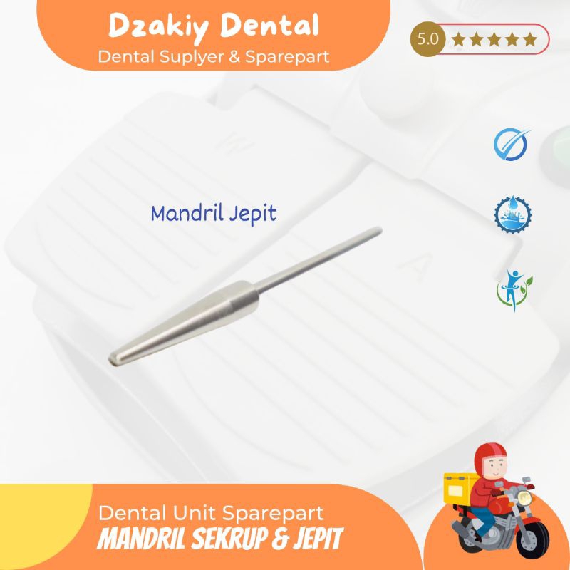 Jual Mandril Mandrel Lab Dental Gagang Amplas poles Gigi Mandrel Sekrup ...