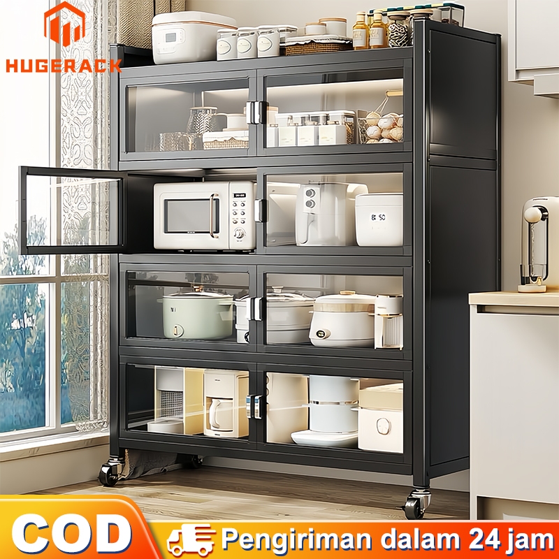 Jual Rak Lemari Dapur stainless steel Lemari dapur serbaguna Lemari rak ...