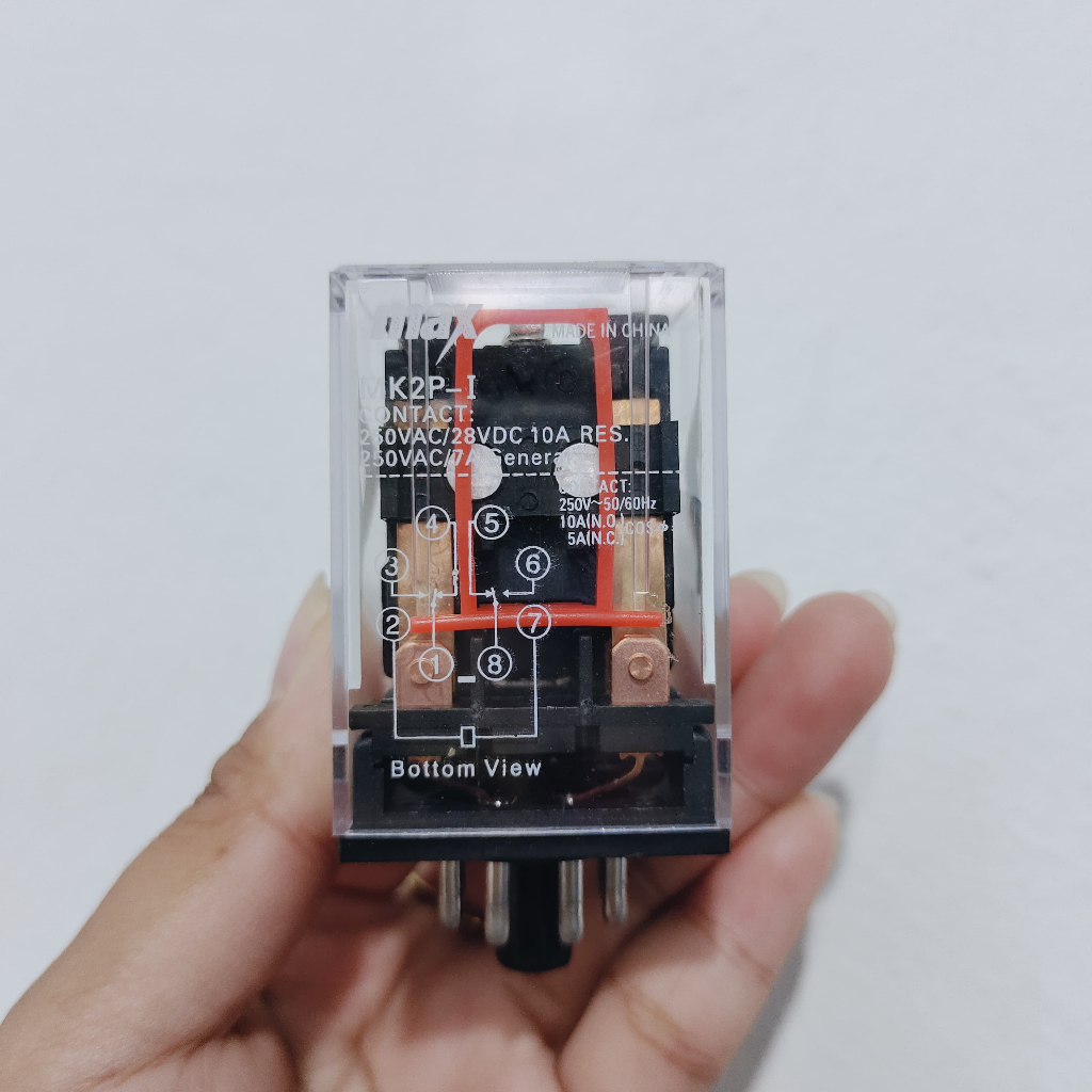 Jual RELAY TYPE MK2P 250VAC/28V/ 10 A 8PIN | Shopee Indonesia