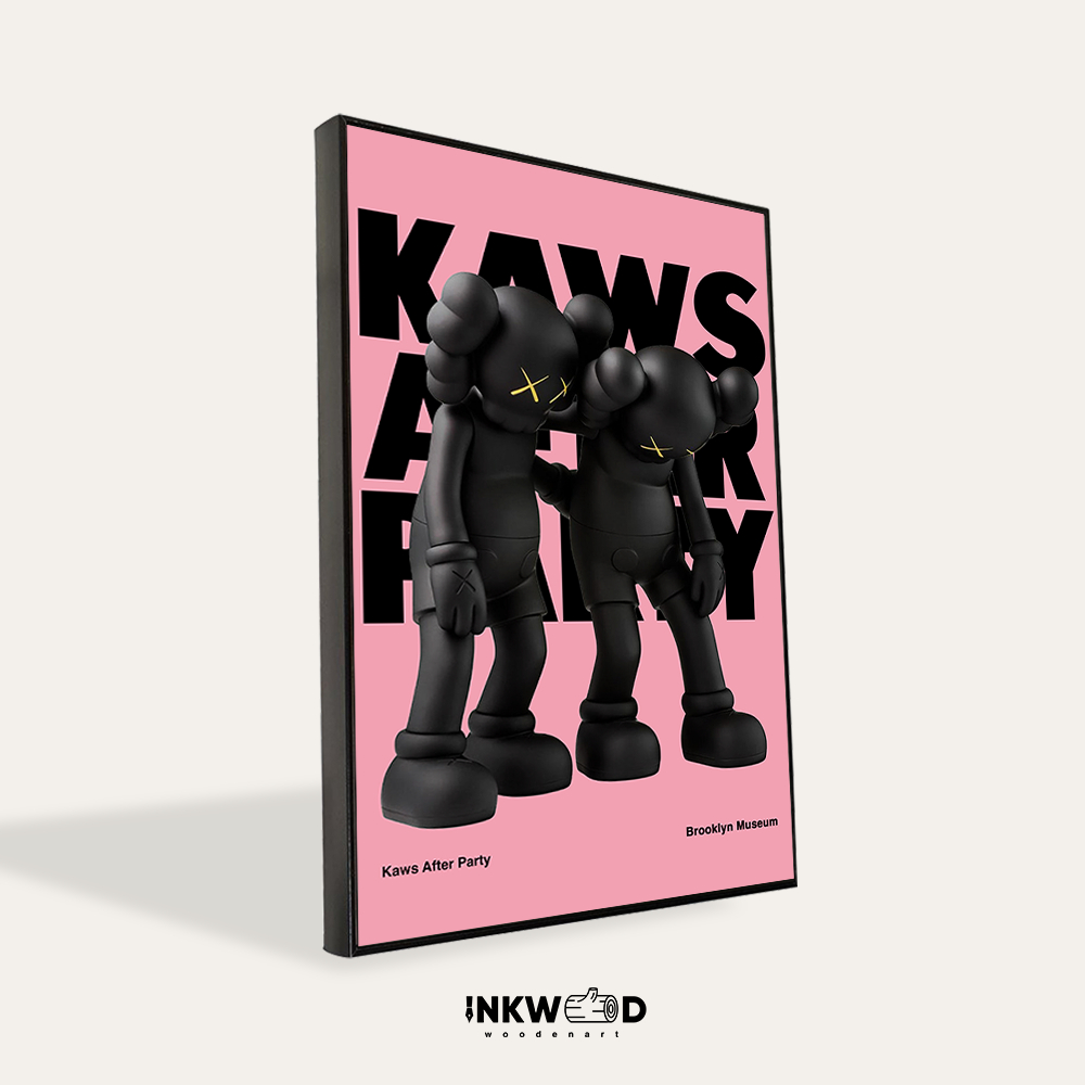 Jual POSTER KAWS AFTER PARTY - FRAMEBLOCK ARTWORK PAJANGAN DINDING ...