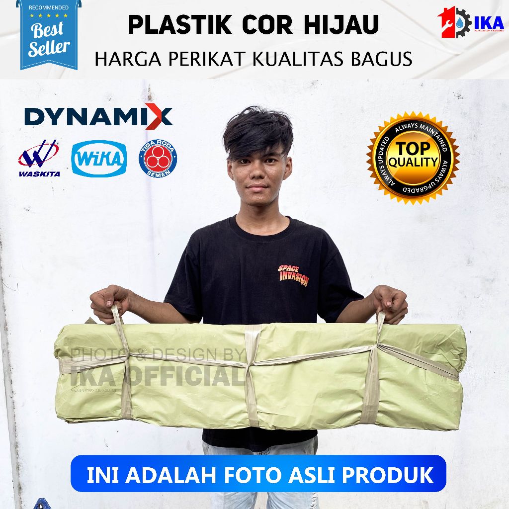 Jual PLASTIK COR HIJAU BUTEK - + 7 KILOGRAM TERMURAH SARUNG PANJANG ...