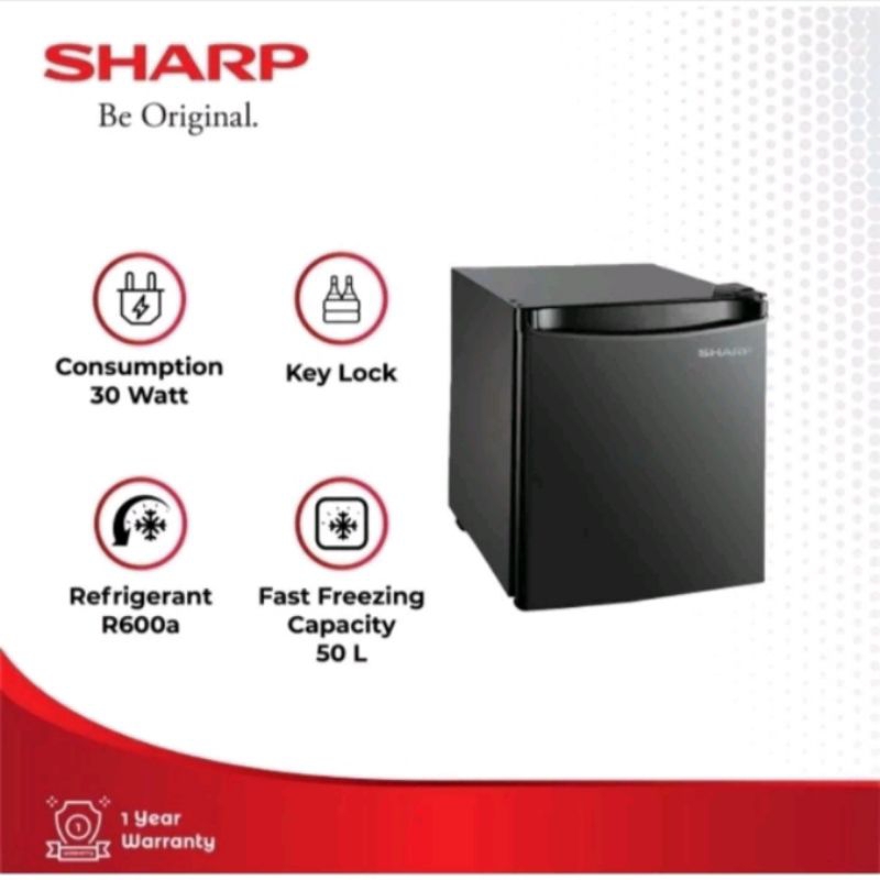 Jual KULKAS MINI BAR SHARP SJ-50MB PORTABLE 50L | Shopee Indonesia