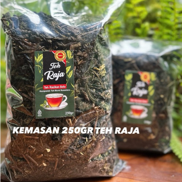 Jual Teh Raja Racikan Teh Asli Aroma Wangi Sepet Kentel Kemasan 250gr | Shopee Indonesia