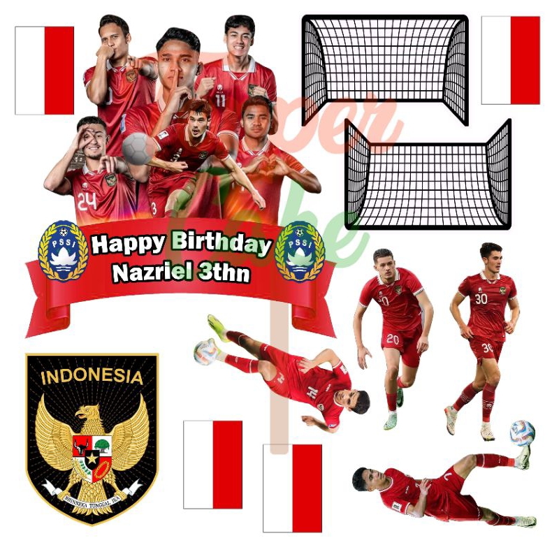 Jual Topper Timnas Indonesia U 23 gratis tambah nama usia dan foto ...