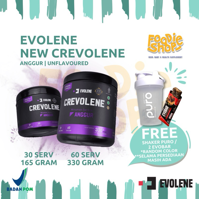 Jual Evolene Crevolene Creatine Isi 30/60 Serving | Shopee Indonesia