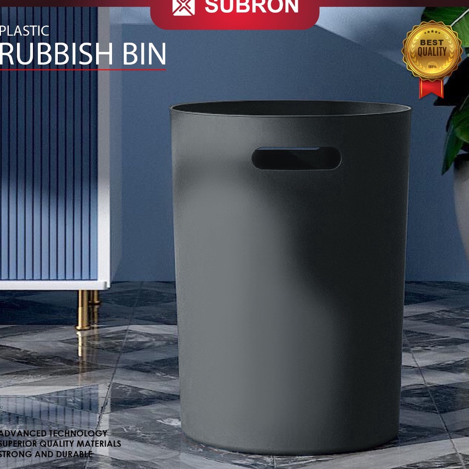 Jual SUBRON Plastic Ruish Bin Tempat Sampah 4L L Minimalis Tong Sampah ...